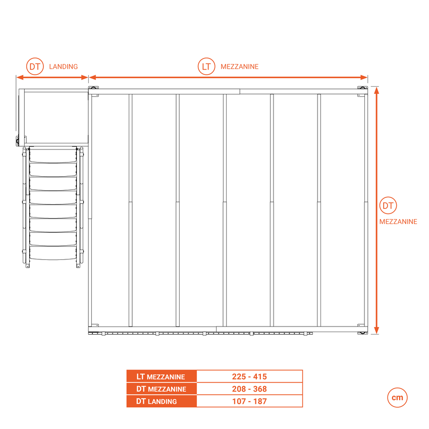 Mezzanine floor kit