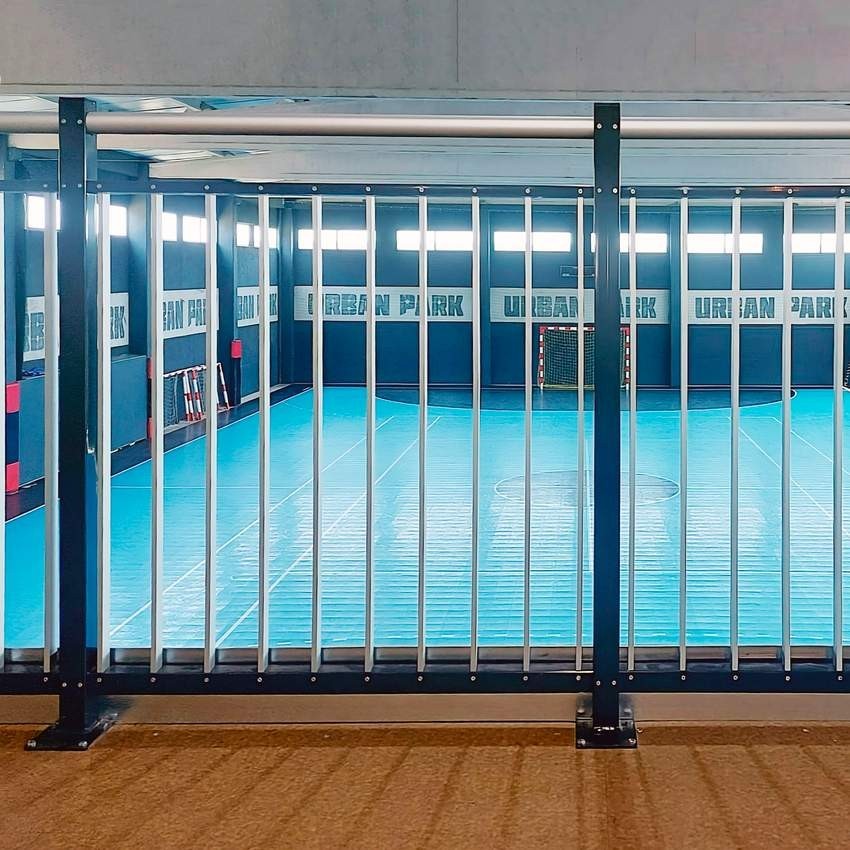 Slat railing with plate | TECROSTAR